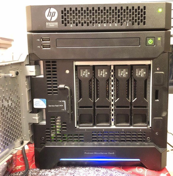 Warming up the HP Microserver Gen8 and PS1810-8G switch | rsts11 ...
